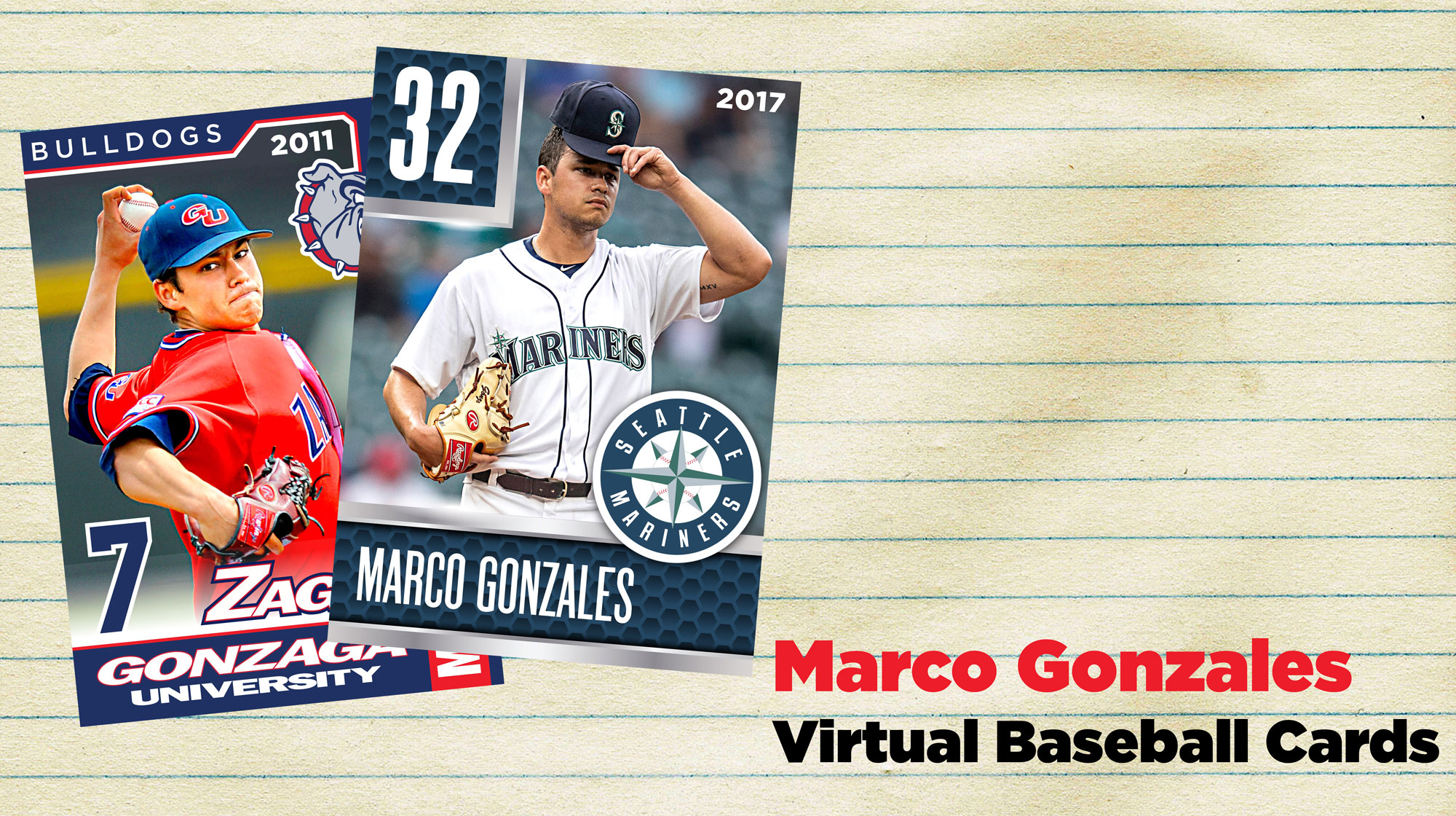 Marco Gonzales Virtual Baseball Cards | The Spokesman-Review